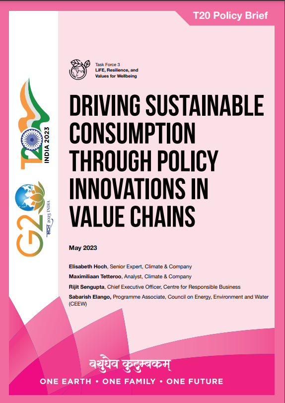 Global Value Chains Policy Innovations for Sustainable Consumption Practices | G20